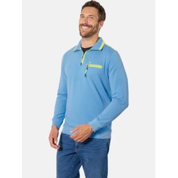 Babista Herren Sweatshirt "Sweatshirt PALDOR", blau, Gr. L, Obermaterial: 60% Baumwolle CO. 40% Polyester COOLMAX PES(Coolmax)., Sweatshirts