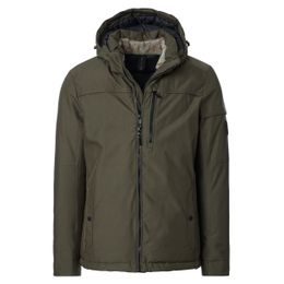 Casamoda Herren Winterjacke, gr&uuml;n, Gr. 4XL, unifarben, Web, Obermaterial: 100% Polyester, Jacken, mit Kapuze und Rei&szlig;verschluss