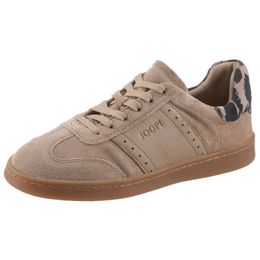 JOOP! JOOP Damen Sneaker "lizeta misto isa sneaker xt7", Gr. 41, beige, Rindsleder, Schuhe, Freizeitschuh, Halbschuh, Schn&uuml;rer mit Fersen-Applikation