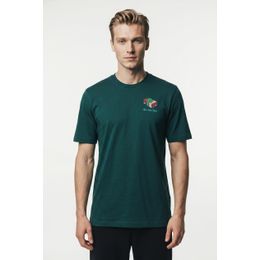 Herren T-Shirt "3-STREIFEN LIGHTS GIFTBOX GRAPHIC", gr&uuml;n, Gr. L, adidas Sportswear, Obermaterial: 100% Baumwolle, Shirts, sportlicher Stil, mit