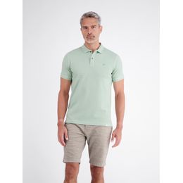 Lerros Herren Poloshirt "Poloshirt aus Jaquard mit Waffelstruktur in Vintage-Optik", gr&uuml;n, Gr. S, 96% Baumwolle, 4% Elasthan, Shirts