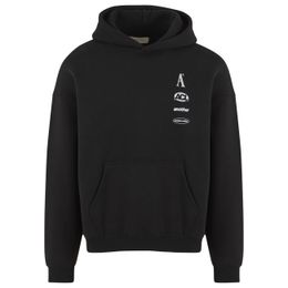Herren Kapuzenpullover "Another Cotton Lab", schwarz, Gr. XL, ANOTHER COTTON LAB, mehrfarbig, 52% Baumwolle, 48% Polyester, Pullover