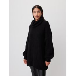LEGER Damen Strickpullover "Juna, LeGer by Lena Gercke", schwarz, Gr. 44, Strick, Obermaterial: 56% Polyacryl, 44% Polyamid, Pullover, Loose fit mit