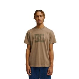 DC Shoes Herren T-Shirt "DC Star Pigment Dye", beige, Gr. S, Obermaterial: 75% Baumwolle, 25% Baumwolle., Shirts