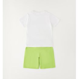 IDO M&auml;dchen Shorts "BABY BOY SUMMER SET"optical wei&szlig;, Gr. 104, 100% Baumwolle, Hosen