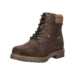 Camel Active Damen Schn&uuml;rstiefelette "Camel Active Stiefelette Leder", Gr. 36, braun, Leder, Schuhe