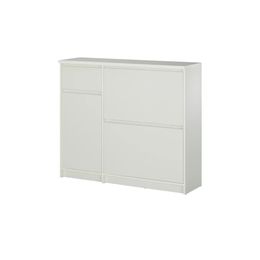 M&ouml;bel Kraft Schuhschrank wei&szlig; Ma&szlig;e (cm): B: 108,9 H: 92,9 T: 31.5 &raquo; M&ouml;bel Kraft