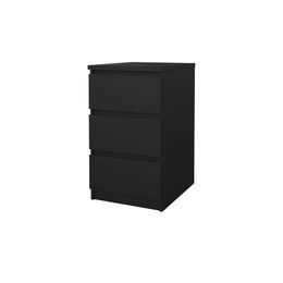 M&ouml;bel Kraft Kommode schwarz Ma&szlig;e (cm): B: 40,4 H: 70,1 T: 50.0 &raquo; M&ouml;bel Kraft