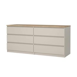 M&ouml;bel Kraft Sideboard beige Ma&szlig;e (cm): B: 153,8 H: 70,1 T: 50.0 &raquo; M&ouml;bel Kraft
