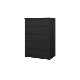 M&ouml;bel Kraft Kommode schwarz Ma&szlig;e (cm): B: 77 H: 111,3 T: 50.0 &raquo; M&ouml;bel Kraft