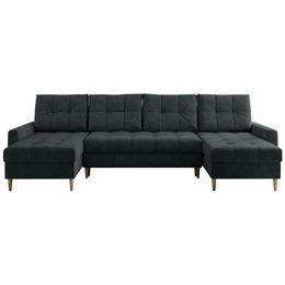 M&ouml;bel Kraft Wohnlandschaft mit Schlaffunktion Astra grau Ma&szlig;e (cm): B: 290 H: 75 &raquo; M&ouml;bel Kraft