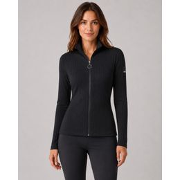 LPO Damen Trainingsjacke "Darleen II", schwarz, Gr. 42, Web, 93% Viskose, 7% Elasthan, Jacken, besonders weicher Griff