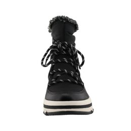 Tom Tailor Damen Winterstiefel "Tom Tailor Stiefel", Gr. 38schwarz, Polyester, unifarben, Schuhe