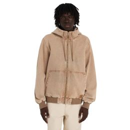 Element Herren Outdoorjacke "Hooded Bomber Jacket", beige, Gr. L, Obermaterial: 70% Baumwolle, 30% Baumwolle., Jacken