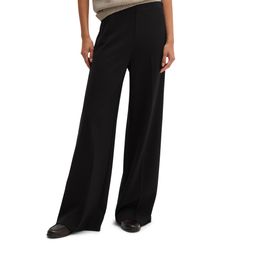 Marc O'Polo MARC O'POLO Damen Jerseyhose "aus kompaktem Interlockjersey", schwarz, Gr. 32, unifarben, Twill, Obermaterial: 70% Viskose, 25% Polyamid, 5%