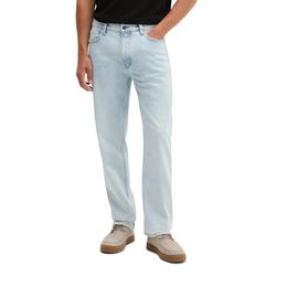 Marc O'Polo MARC O'POLO Herren Straight-Jeans "mit CIRCULOSE", blau, Gr. 33, unifarben, Obermaterial: 79% Baumwolle, 20% Viskose, 1% Elasthan, Jeans