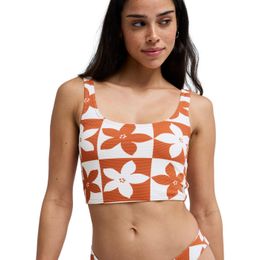 Roxy Damen Tankini-Top "Hazy Days Tank Top", orange, Gr. XS, Obermaterial: 95% Nylon, 5% Elasthan., Bikini-Oberteile