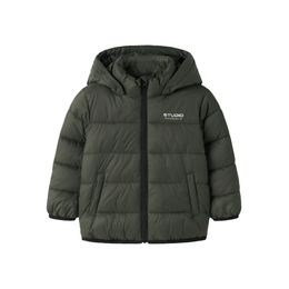 NAME IT Jungen Steppjacke "NMMMARBLE JACKET PB1", gr&uuml;n, Gr. 104, unifarben, Steppware, Obermaterial: 100% Nylon, Jacken, Kunstfaser