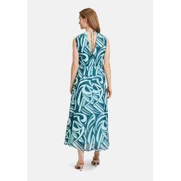 BETTY & CO BETTY & CO Damen Chiffonkleid "Damen ohne Arm", blau, Gr. 36, Obermaterial: 100% Polyester. Futter: 100% Polyester, Kleider, Druck
