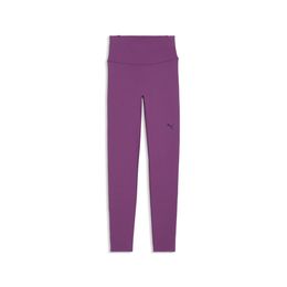Puma Damen Trainingstights "SHAPELUXE High-Waist-Trainingsleggings Damen", lila, Gr. L, Obermaterial: 18% Elasthan, 82% Nylon, Hosen