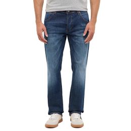 Mustang Herren Straight-Jeans "Herren Style Michigan Straight"903 dunkelblau, Gr. 33, unifarben, Denim/Jeans, 98% Baumwolle, 2% Elasthan, Jeans