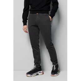MEYER Herren Chinos "M5 FIT", grau, Gr. 38, unifarben, 89% Baumwolle, 8% Elastomultiester, 3% Elasthan, Hosen, M5 FIT im unifarbenen Design