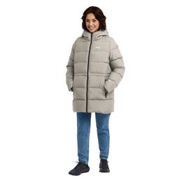 Jack Wolfskin Damen Steppmantel "FROZEN PALACE LONG JKT W RDS", beige, Gr. L, Obermaterial: 100% Polyester. F&uuml;llung: 100% Polyester. Wattierung: 90%