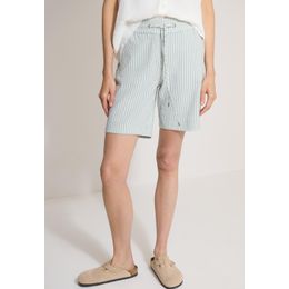 Cecil Damen Shorts, bunt, Gr. XXL, gestreift, Stoff, 73% Viskose, 25% Polyester, 2% Elasthan, Hosen, in Bermuda-L&auml;nge