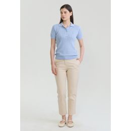 FELIX HARDY Damen Poloshirt "Polo Shirt Kurzarm", blau, Gr. XL, 100% Baumwolle, Shirts