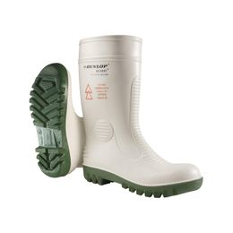 Dunlop Damen Gummistiefel "Sicherheitsstiefel A571411 Acifort safety High Voltage", Gr. 43, wei&szlig;, Obermaterial: 100% Textilmaterial TEXMAT., Schuhe