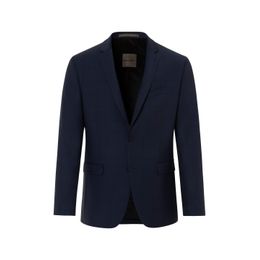Benvenuto. Herren Anzugsakko "OTHELLO", blau, Gr. 94, kariert, Obermaterial: 52% Polyester PES. 43% Wolle WO. 5% Elasthan EL. Futter: 51% Acetat CA.
