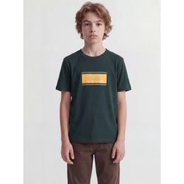 Jack & Jones Kinder T-Shirt "JJBUSTER TEE SS CREW NECK BTS SN JNR"scarab, Gr. 140, JACK & JONES JUNIOR, bedruckt, Single Jersey, Obermaterial: 100% Baumwolle,