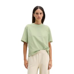 Marc O'Polo MARC O'POLO Damen T-Shirt "aus recycelter und Bio-Baumwolle"calm sage, Basic, Gr. M, unifarben, Obermaterial: 100% Baumwolle, Shirts