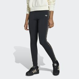 M&auml;dchen Leggings "3S TIGHTS", schwarz, Gr. 170, adidas originals, Obermaterial: 93% Baumwolle, 7% Elasthan, Hosen