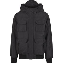 Brandit Herren Allwetterjacke "Brandit Brandit Men Exploration Jacket", schwarz, Gr. L, unifarben, 100% Polyester, Jacken