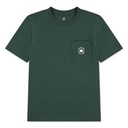 Converse Jungen T-Shirt "CNVB DCTP SLUB POCKET TEE", gr&uuml;n, Gr. 146, Obermaterial: 60% Baumwolle, 40% Polyester, Shirts, f&uuml;r Kinder geeignet, aus