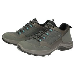 Sioux Damen Sneaker "Ruleska-701-TEX", Gr. 41, grau, Obermaterial: 80% Kalbsveloursleder CAVL. 20% Textilmaterial TEXMAT. 100% Polyurethan PU., Schuhe