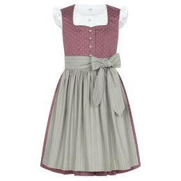 N&uuml;bler N&Uuml;BLER M&auml;dchen Dirndl "Kinderdirndl Fabia", rosa, Gr. 92, Obermaterial: 100% Baumwolle CO., Kleider