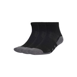 Herren Kurzsocken "Socken Essentials Climacool Quarter Socken 3er Pack", adidas originals, Gr. 43, schwarz, Obermaterial: 61% Polyester PES. 35%