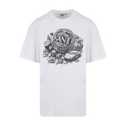 Karl Kani Herren T-Shirt "Karl Kani Kani Icy Watch Tee"wei&szlig;, Gr. XS, bedruckt, 100% Baumwolle, Shirts