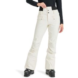Roxy Damen Snowboardhose "Rising High 15K", wei&szlig;, Gr. S, Obermaterial: 49% Polyester, 39% Polyester, 12% Elasthan., Hosen