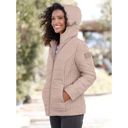 Heine Damen Steppjacke, beige, Gr. 36, unifarben, 100% Polyester, Wattierung:100% Polyester, Jacken