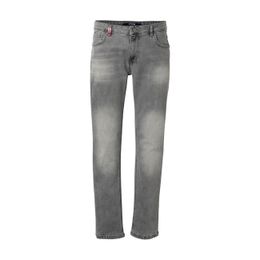 2Y Premium Herren Bequeme Jeans "2Y Premium Antonio Slim Fit Jeans", grau, Gr. 36, unifarben, 98% Baumwolle, 2% Elasthan, Jeans