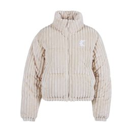 Karl Kani Damen Winterjacke "Karl Kani Damen", beige, Gr. XXS, unifarben, 100% Polyester, Jacken