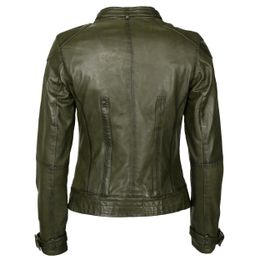 Maze Damen Lederjacke "31Ryana", gr&uuml;n, Gr. XS, Obermaterial: 100% Lammleder. Futter: 100% Baumwolle. &Auml;rmelfutter: 100% Polyester, Jacken