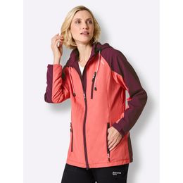Catamaran Damen Funktionsjackegrapefruit, burgund, Gr. 42, gemustert, mehrfarbig, 100% Polyamid, Netzware:100% Polyester, &Auml;rmelfutter:100% Polyester,