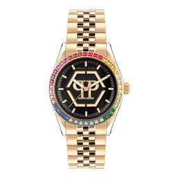 Philipp Plein Date Superlative Damen Golduhr PW2BA0623