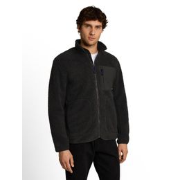 Herren Softshelljackecoal mine grau, Gr. L, Tom Tailor Denim, Web, Obermaterial: 100% Polyester. Futter: 100% Polyester, Jacken, mit Logo Stickerei