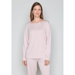 JOOP! JOOP Damen Pyjamaoberteil, Gr. 44lilablau, French Terry, Obermaterial: 95% Viskose, 5% Elasthan, Shirts