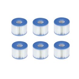 Intex 29011 Typ S1 PureSpa Easy Set Ersatzfilter f&uuml;r Pool Spa Whirlpool 6 St&uuml;ck